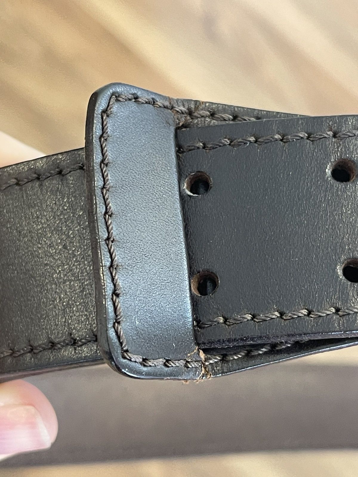 Dior Dior Homme 07 brown belt by Hedi Slimane | Grailed