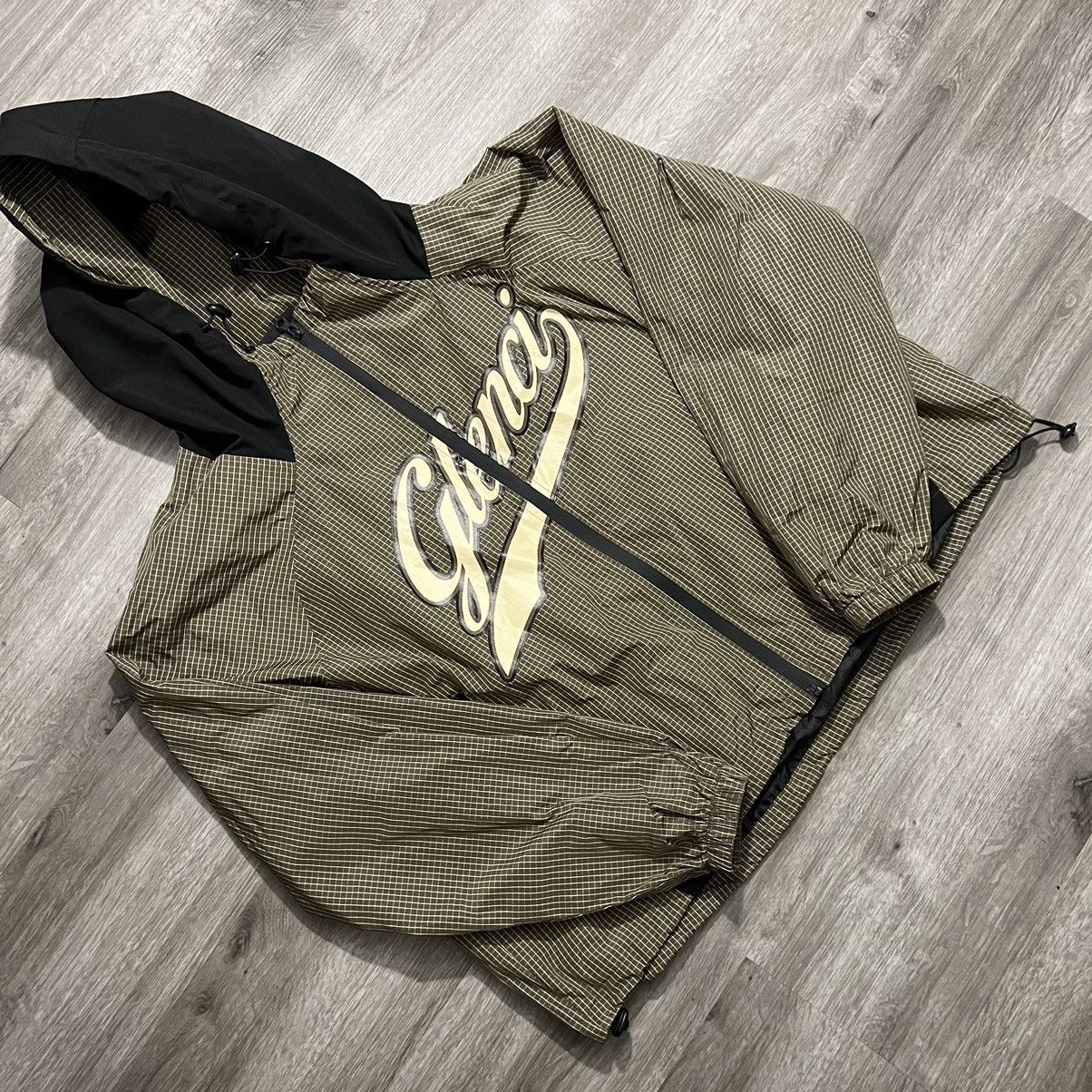 The GV Gallery GV Gallery Raspberry Hills Glenci Plaid Windbreaker ...