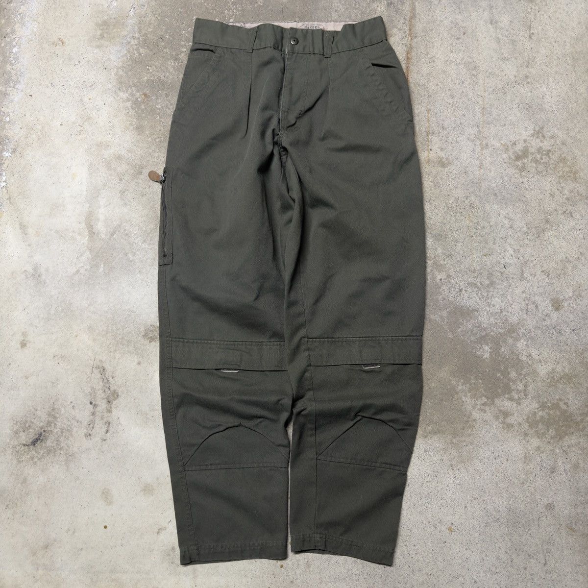 Bugle Boy × Streetwear × Vintage VINTAGE BAGGY BUGLE BOY ARMY GREEN ...