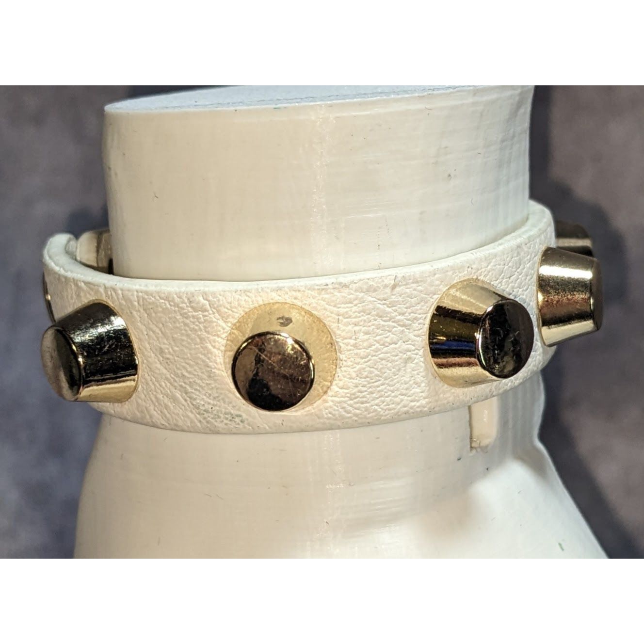 Express Express White And Gold Studded Bracelet | Grailed