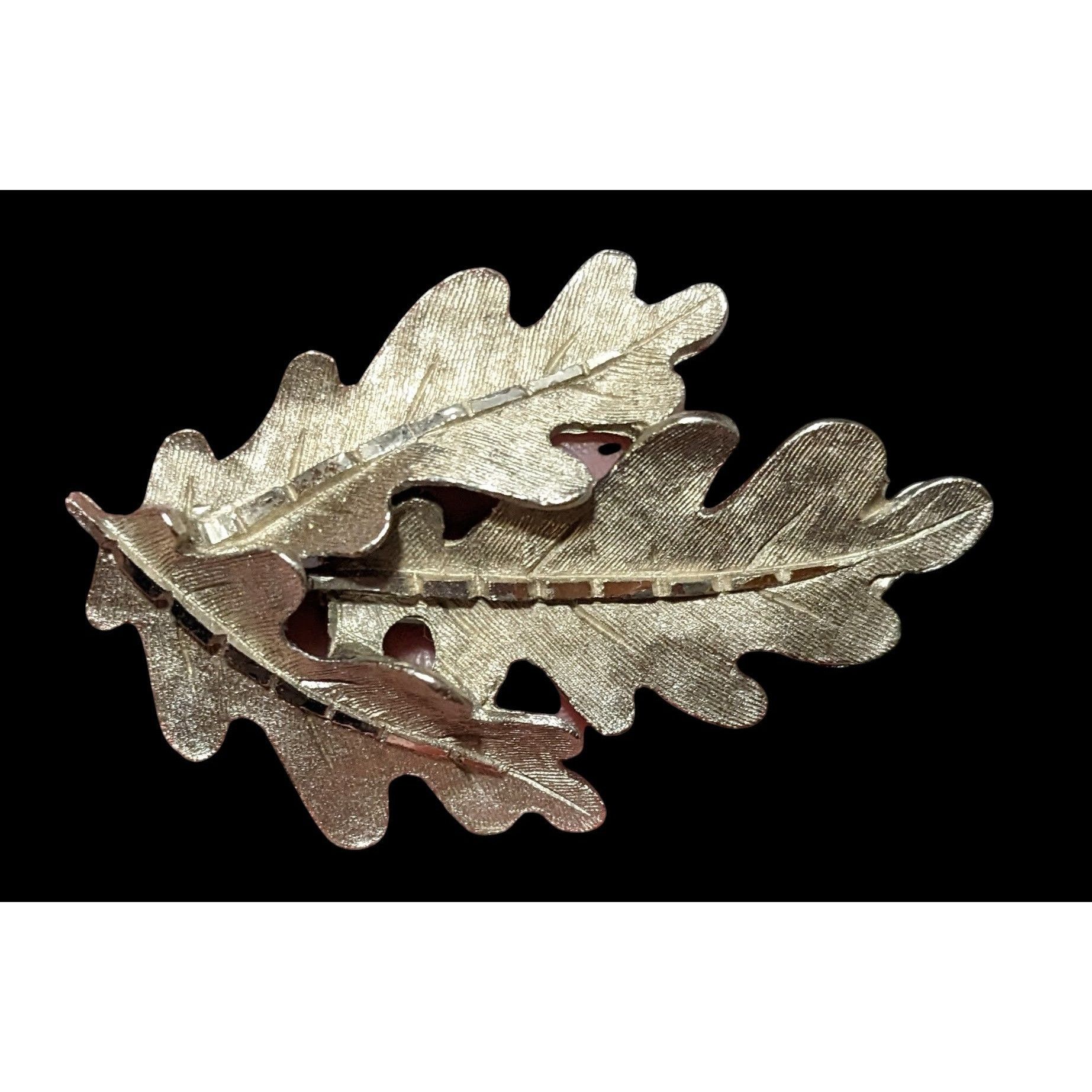 Other Vintage Silver Tone Oak Leaf Cluster Brooch | Grailed