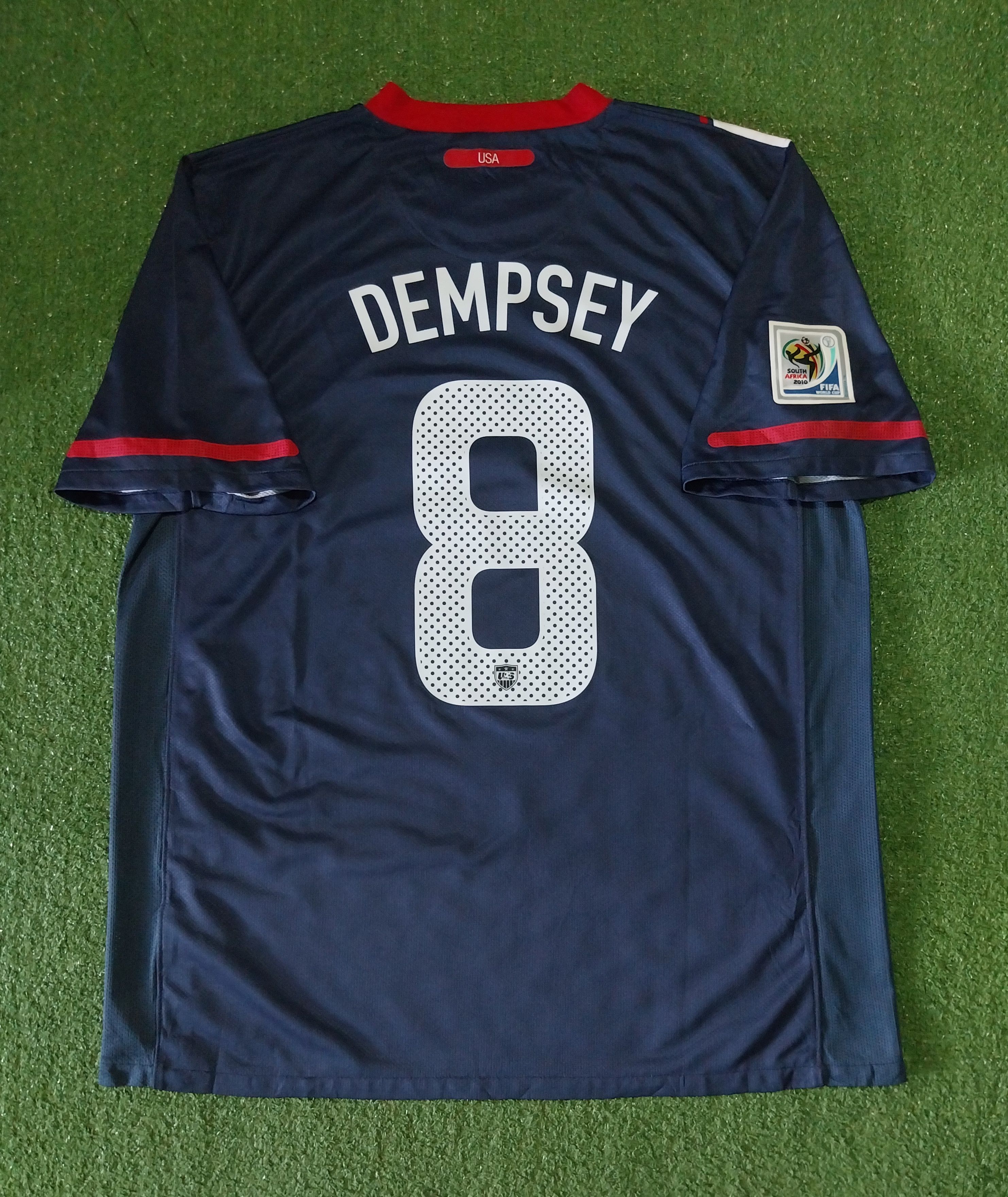 Nike × Vintage USA away 2010 clint dempsey jersey football | Grailed