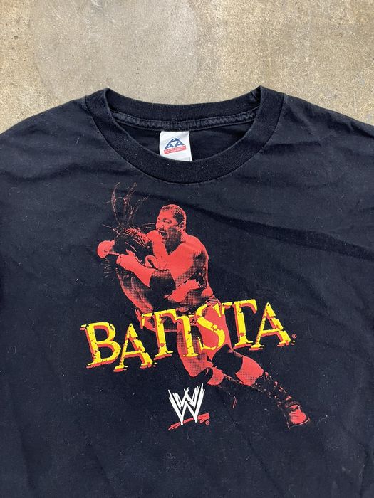 Vintage Vintage WWE Batista The Animal Black T-shirt Size XL | Grailed