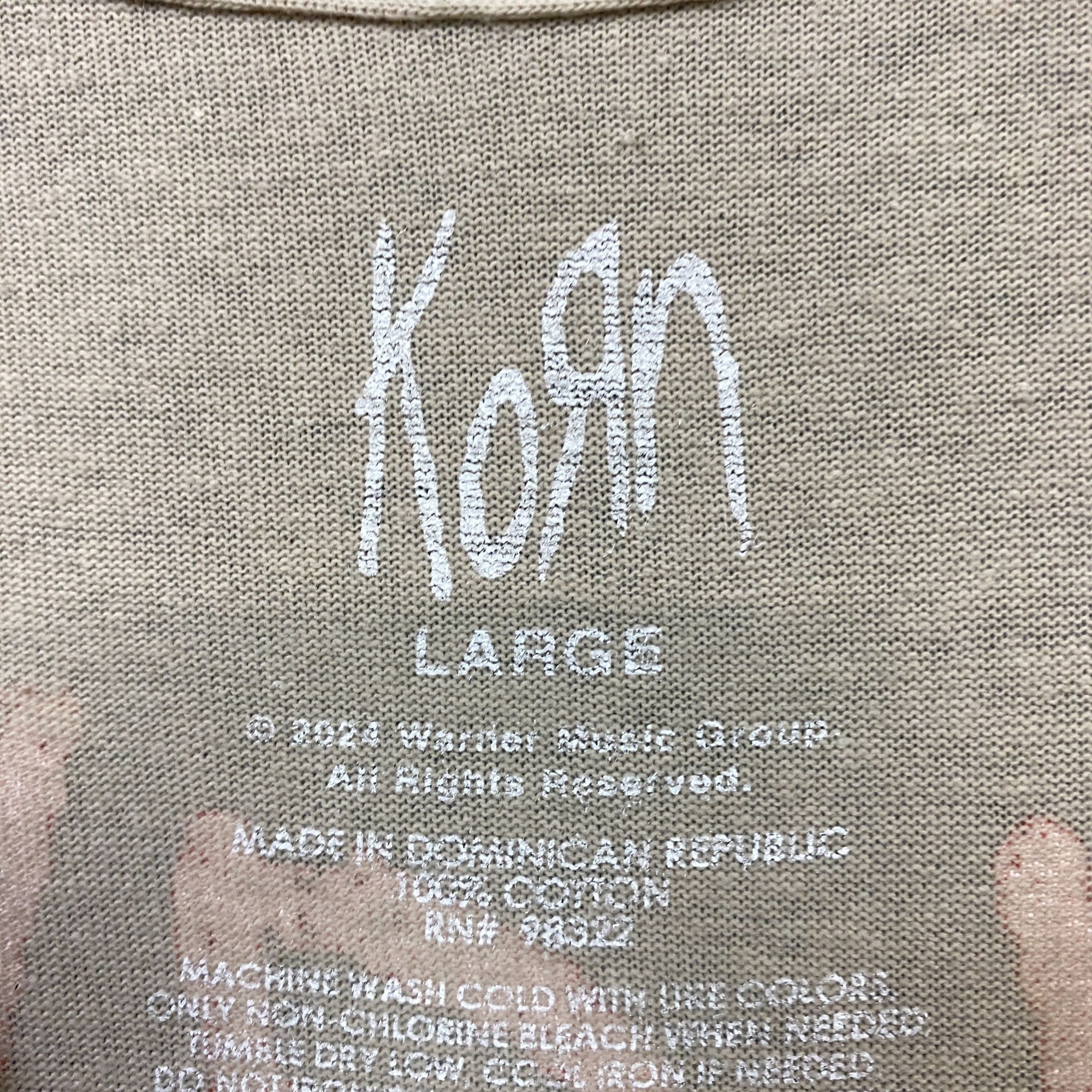 Very Rare Korn Follow the Leader Album Cover Art Nu Metal Tee L | Grailed