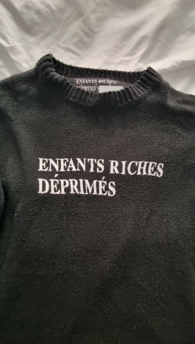 Enfants Riches Deprimes enfants riches deprimes classique logo knit ...