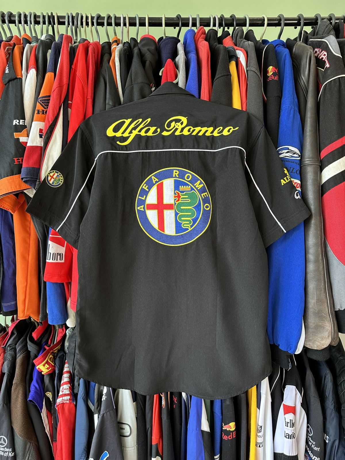 Formula 1 × NASCAR × Racing VINTAGE 90s ALFA ROMEO RACING TEAM TEE ...