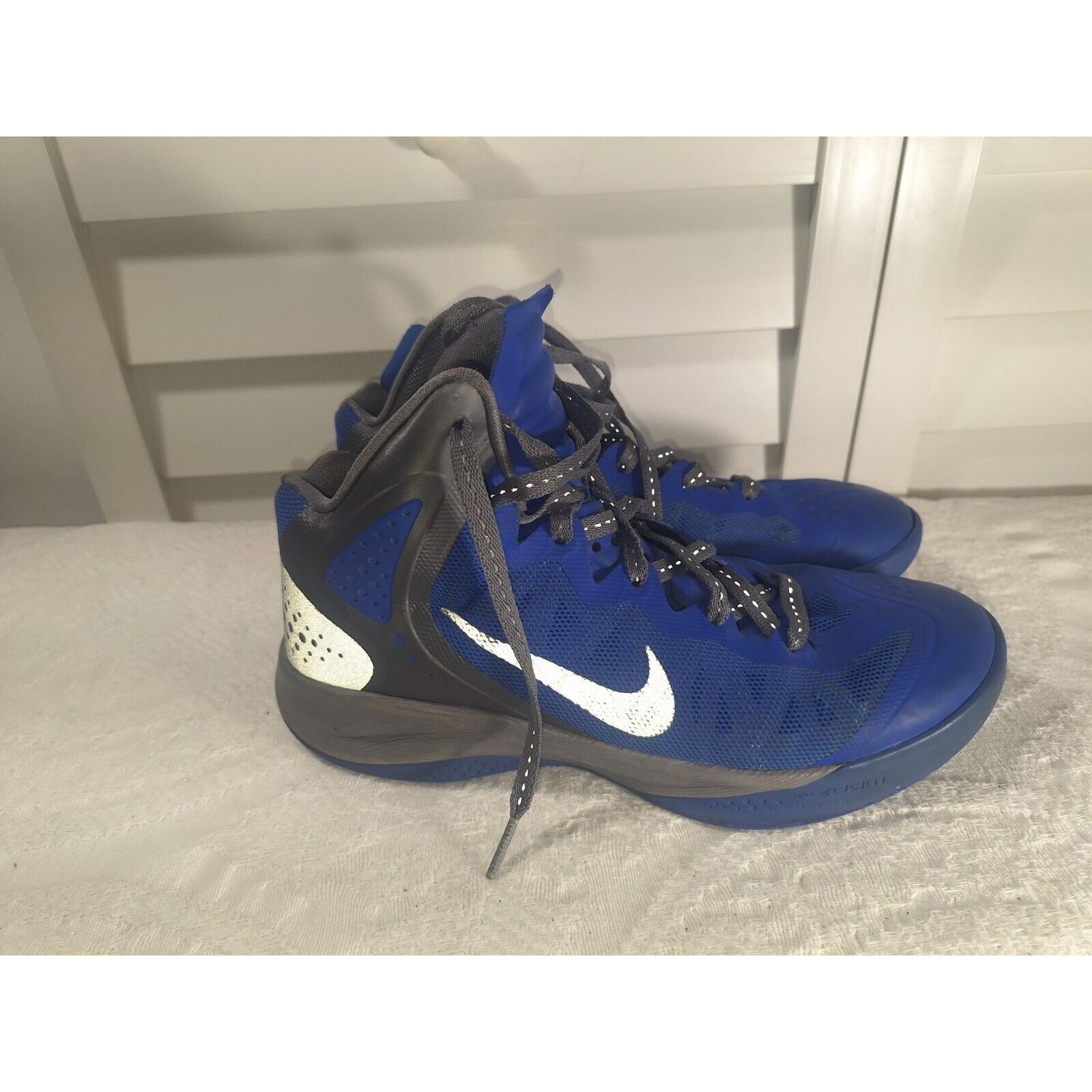 Nike Nike Zoom Mens Hyperenforcer Flywire Hyperfuse Blue Basketba | Grailed