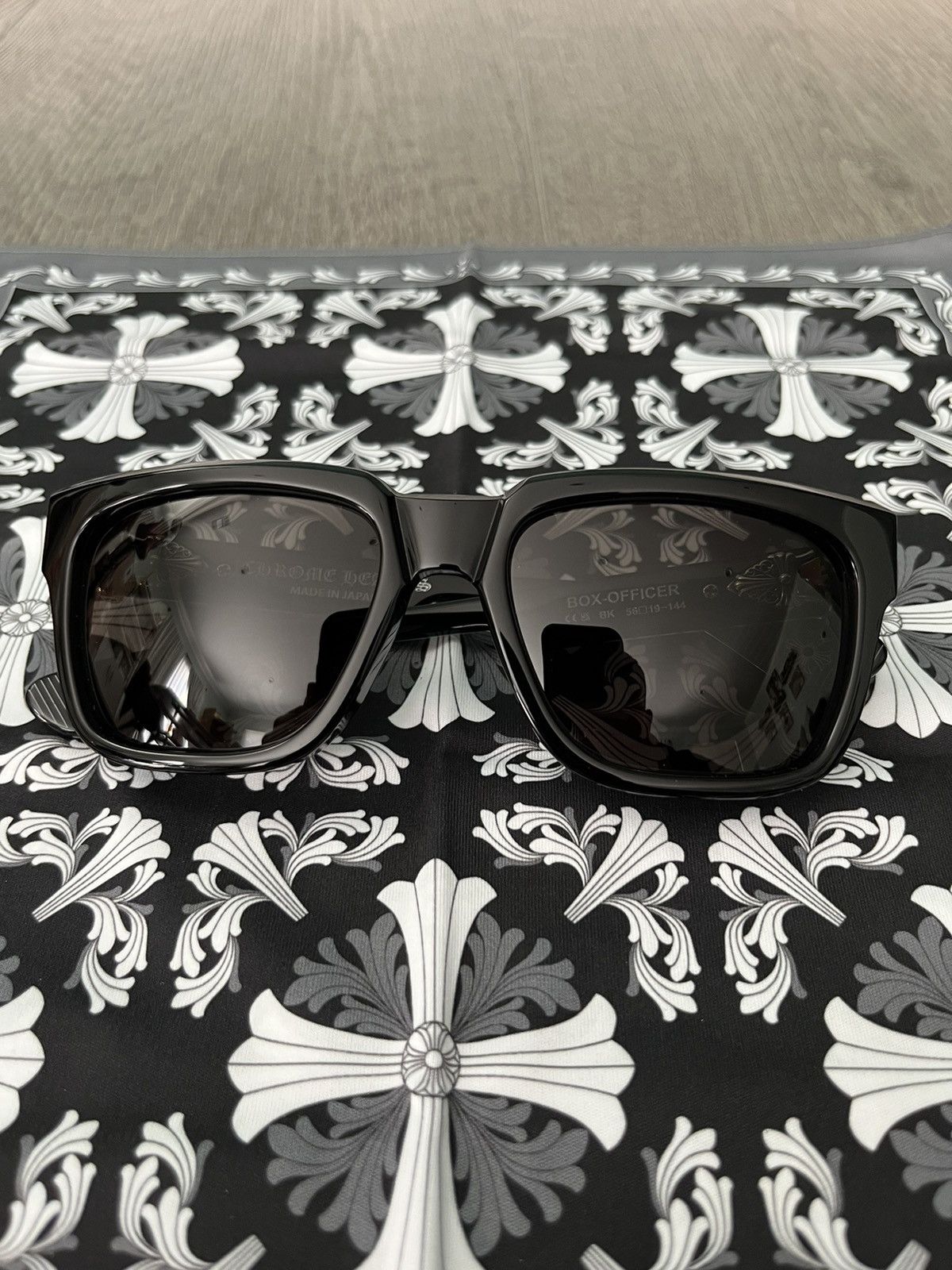 Chrome Hearts Chrome Hearts Box Officer Sunglasses | Grailed