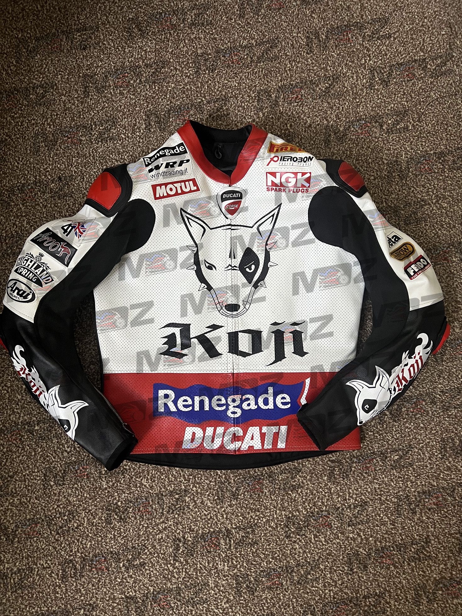 Ducati Ducati Kogi Modern Leather Jacket, Stylish Biker Outerwear | Grailed