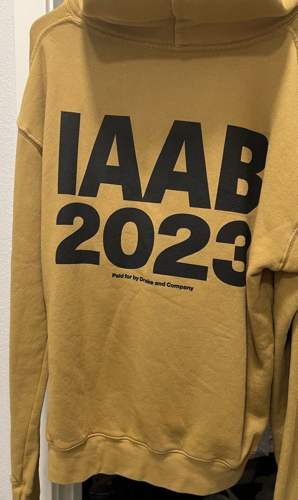 Octobers Very Own Drake IAAB Tour Official 2023 Black Hoodie in Large ...