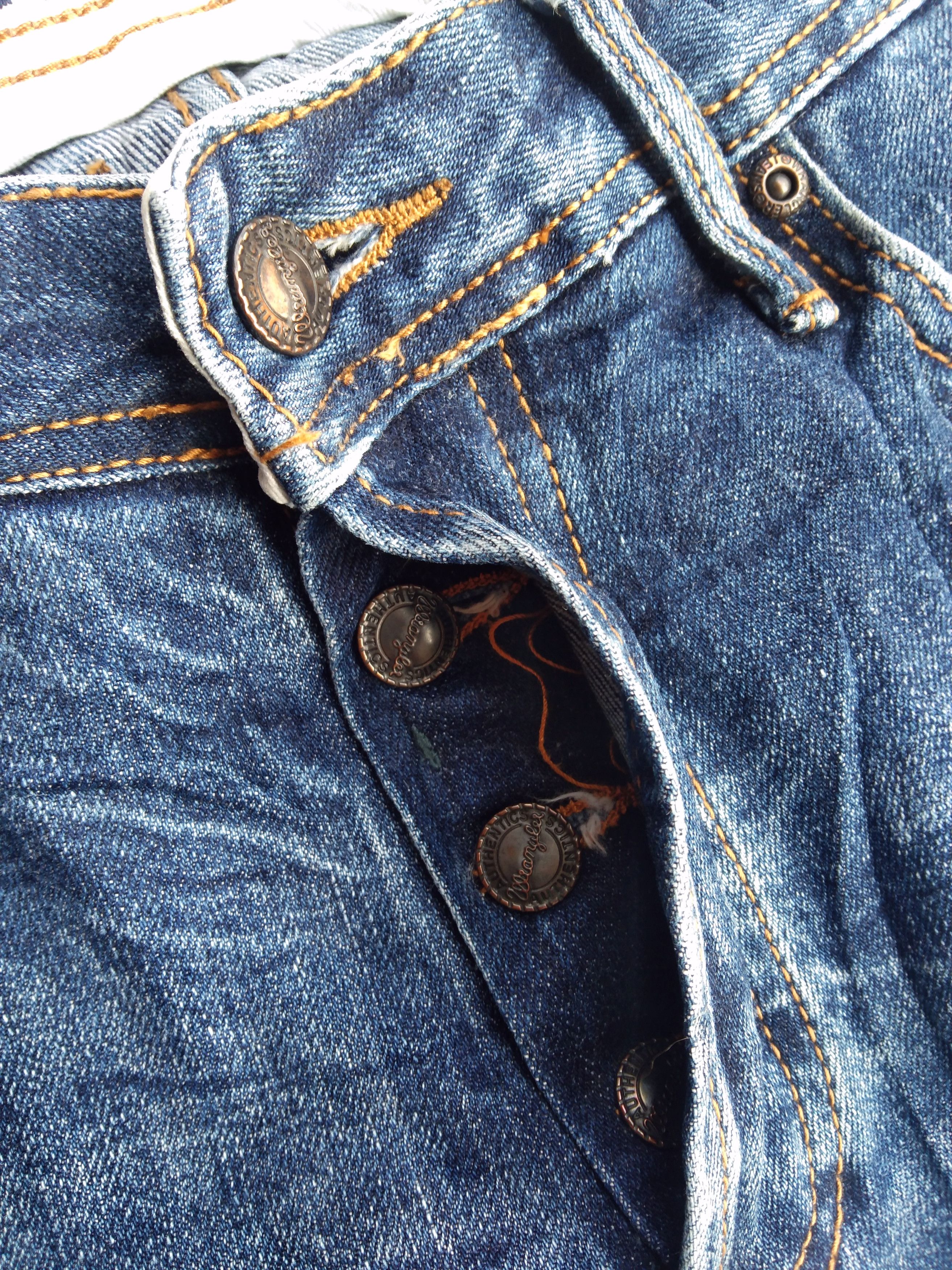 Japanese Brand Vintage Wrangler Distressed Jeans 33x32 | Grailed