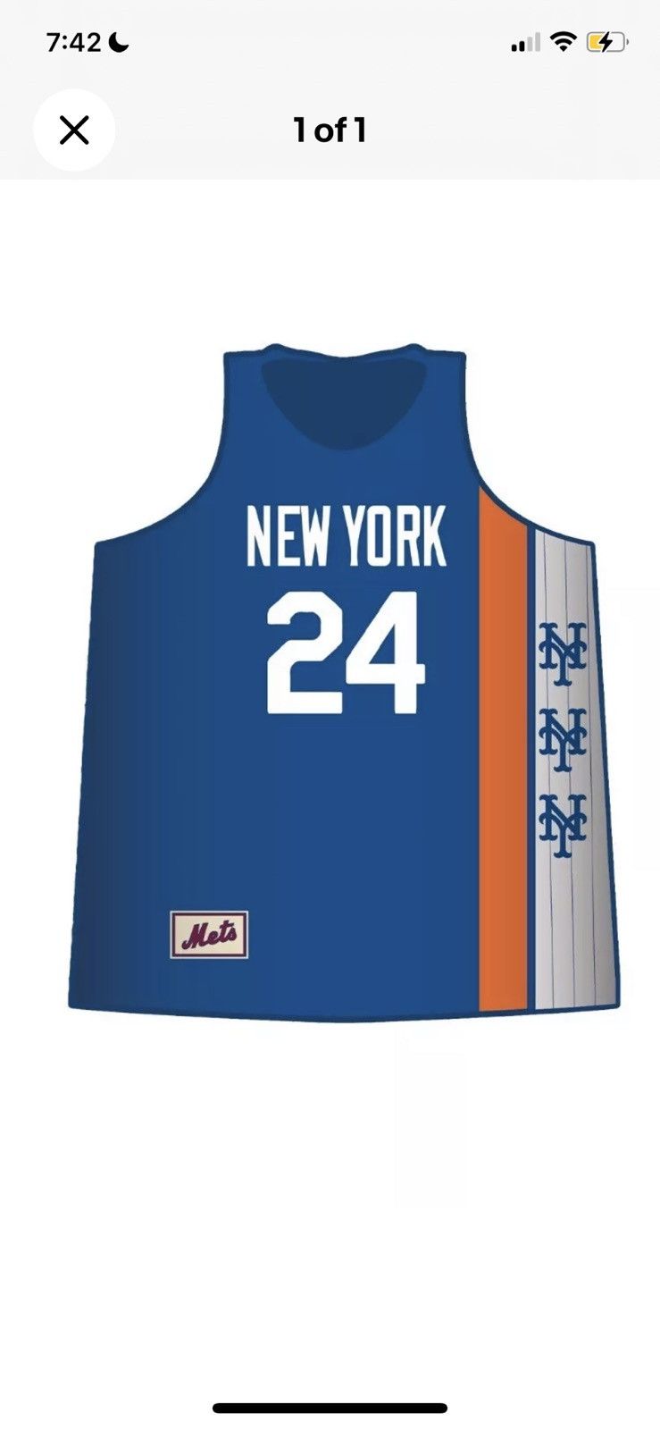 MLB 2024 NY Mets SGA Basketball Jersey 6/30 Citi Field “ In | Grailed