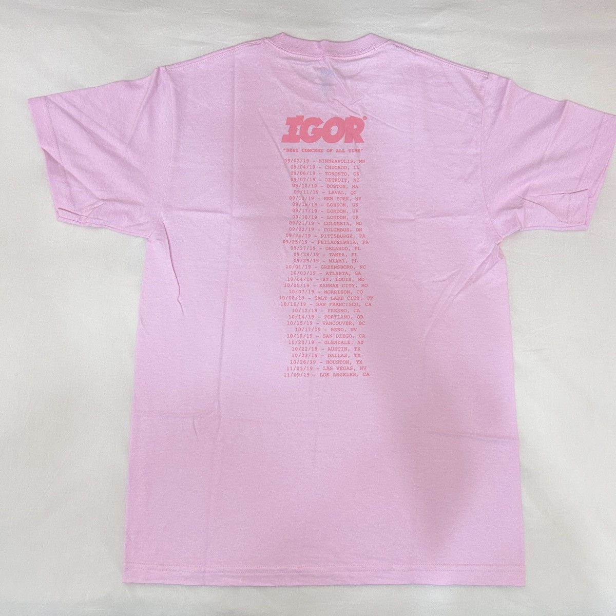 Golf Wang × Tyler The Creator Tyler The Creator Igor Concert tour tee ...