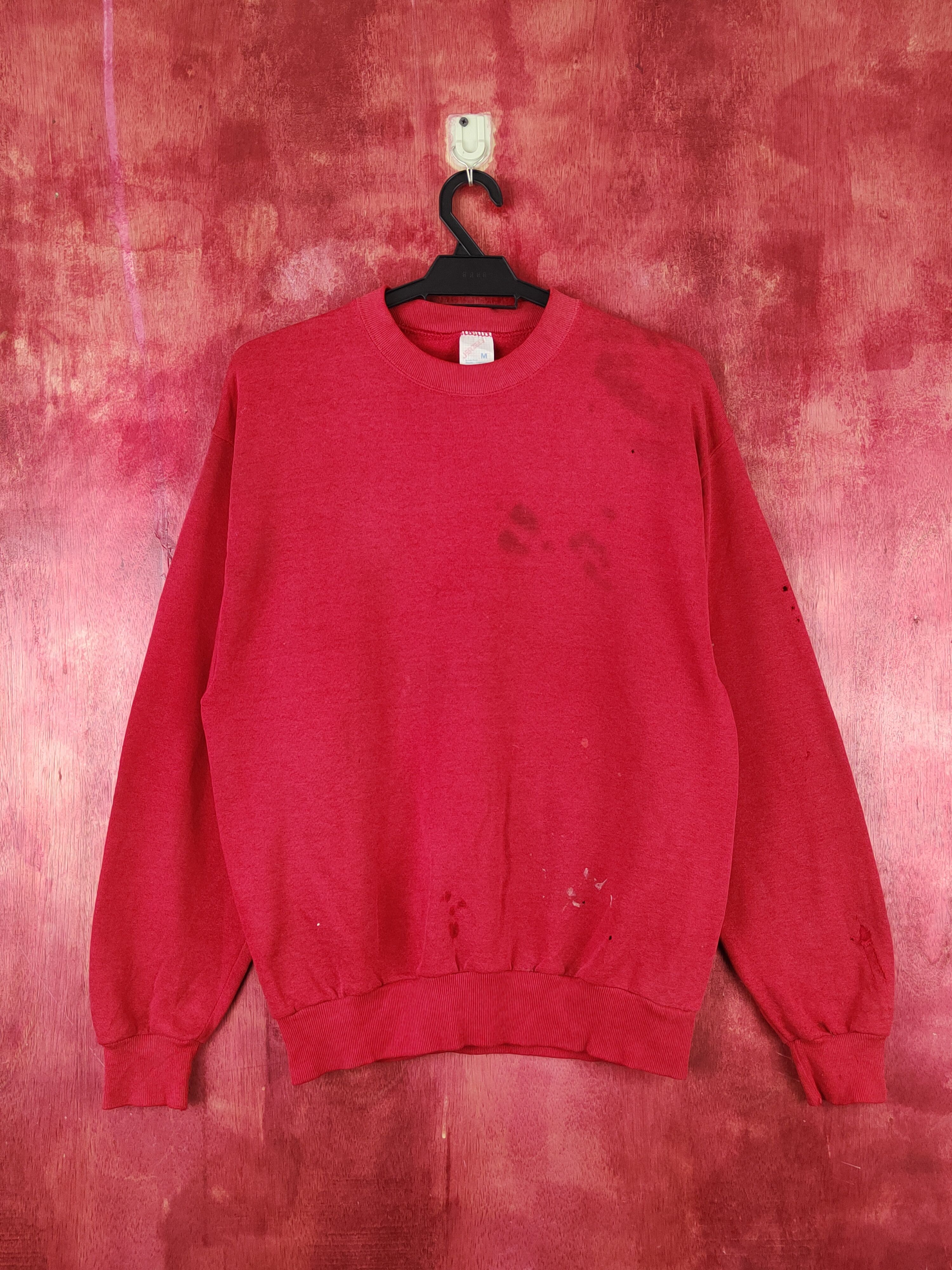 Japanese Brand × Jerzees Jerzees Red vintage Sweatshirts #S1859 | Grailed