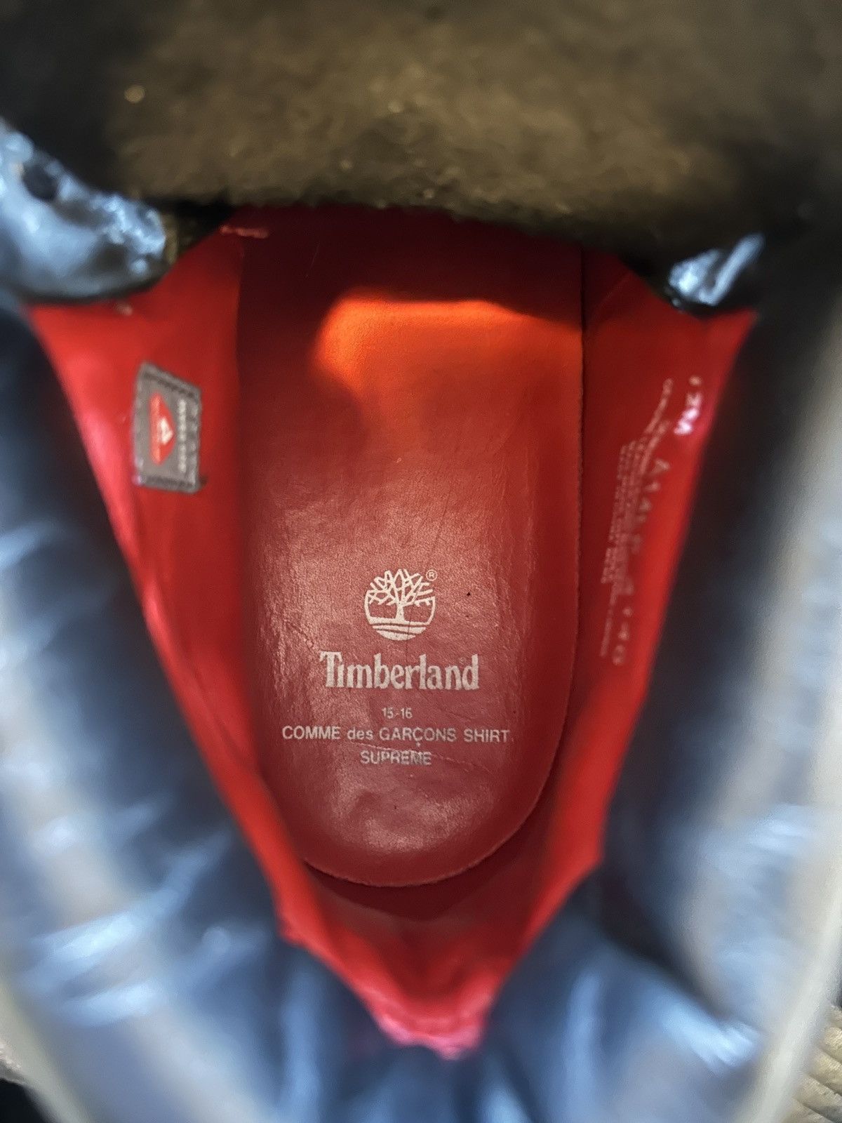 Comme des Garcons × Supreme × Timberland CDG Supreme Timberland Boot ...