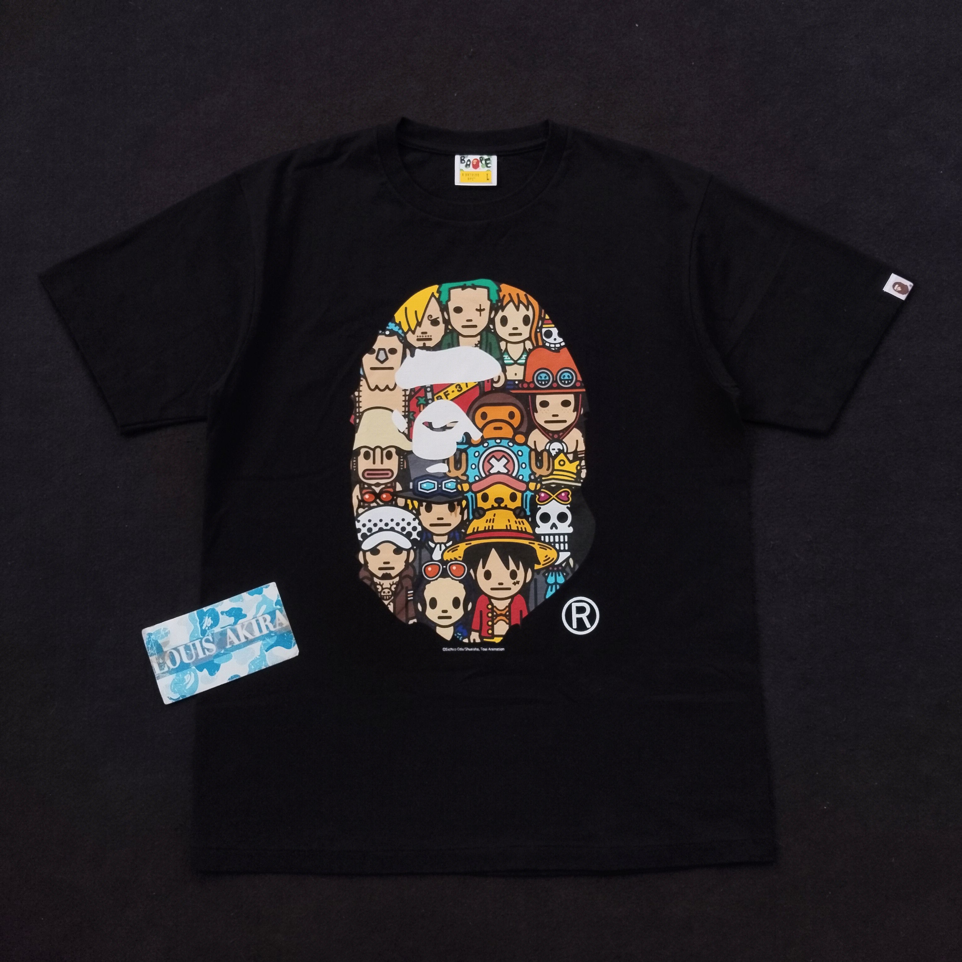 Bape 2017 Bape x One Piece Ape Head Tee | Grailed