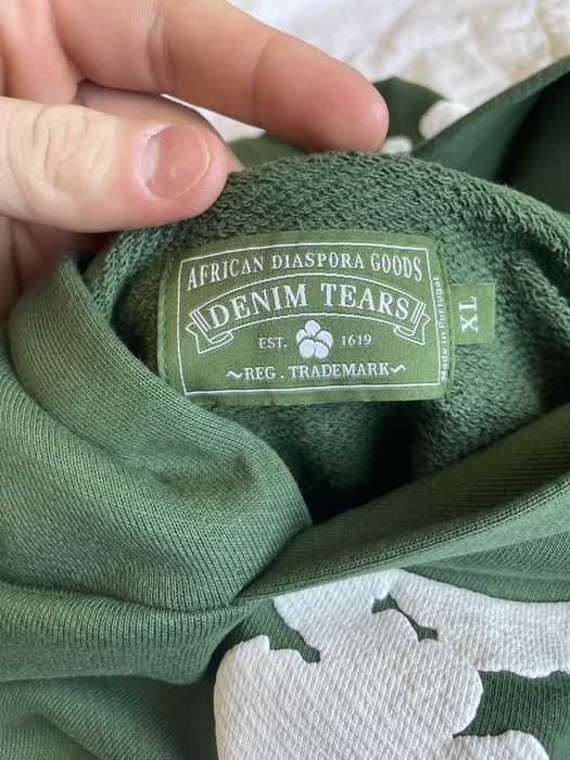 DENIM TEARS Brand New “Denim Tears” Hoodie | Grailed