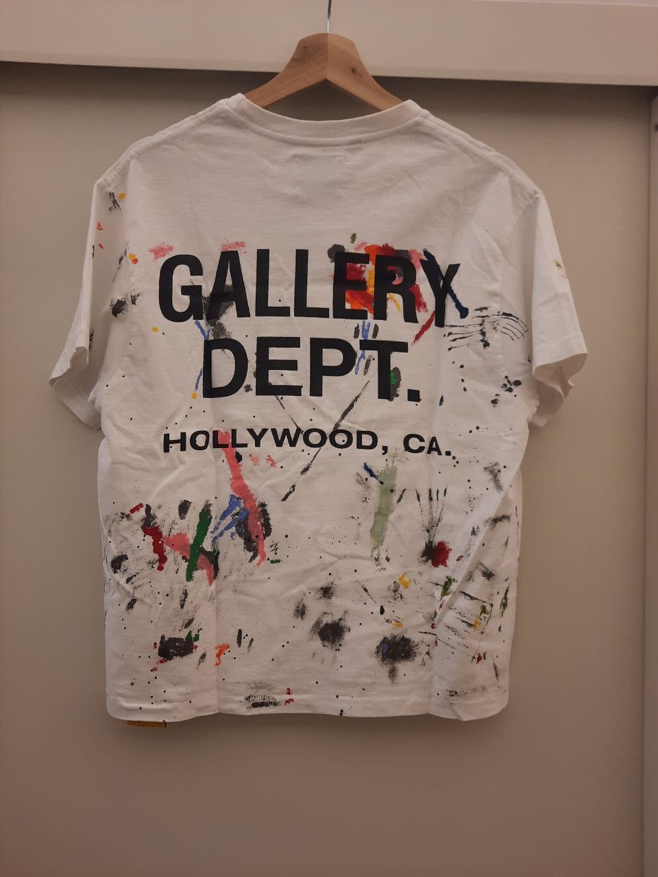 Gallery Dept. Paint Splatter Souvenir Logo Tee | Grailed
