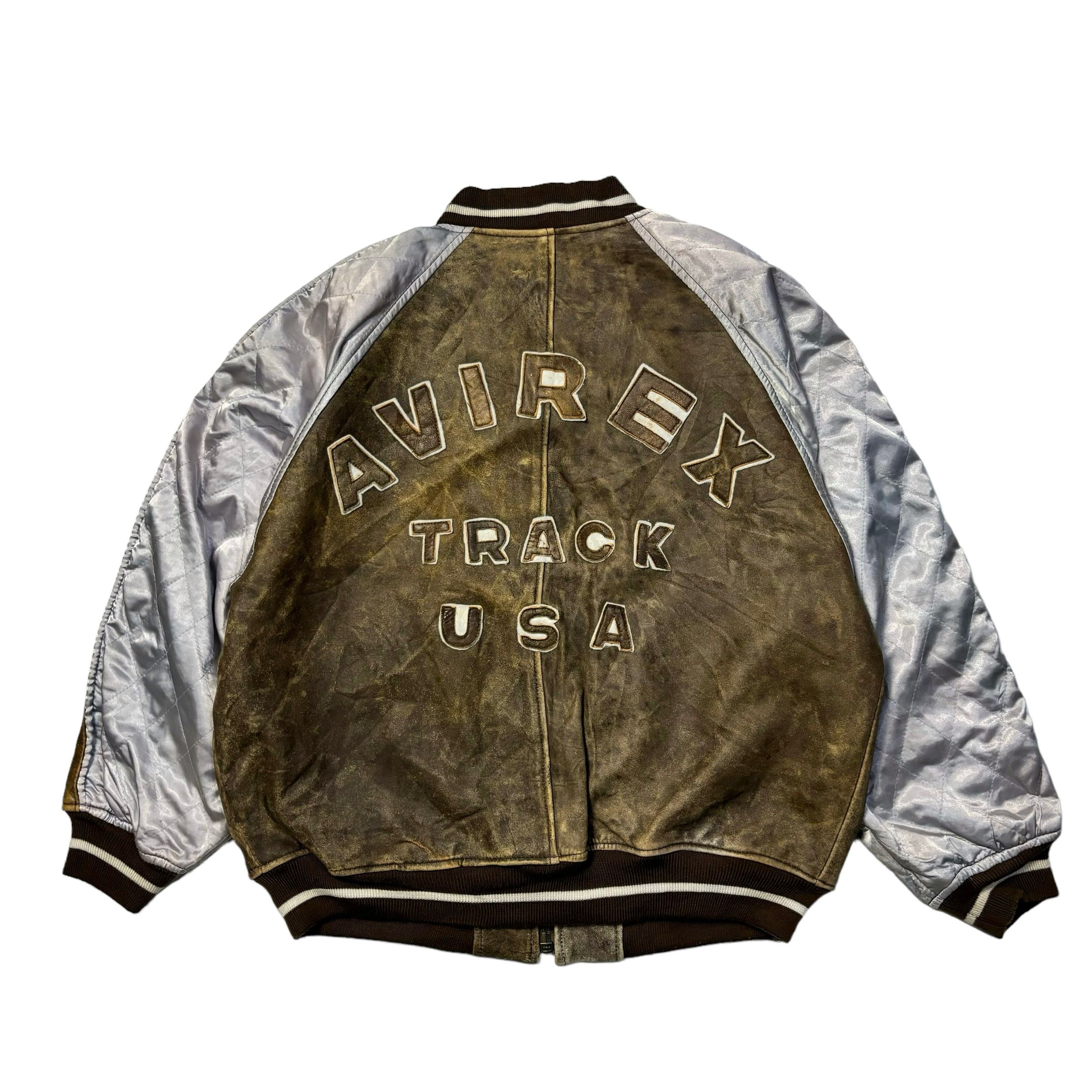 Avirex Vintage Avirex Leather Varsity Jacket | Grailed