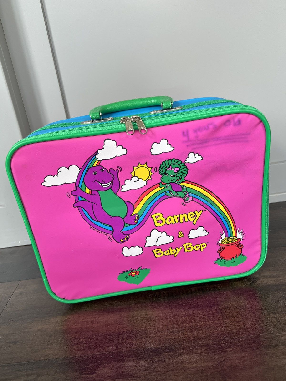 Vintage Vintage 1993 Barney Baby Bop Suitcase/Bag | Grailed