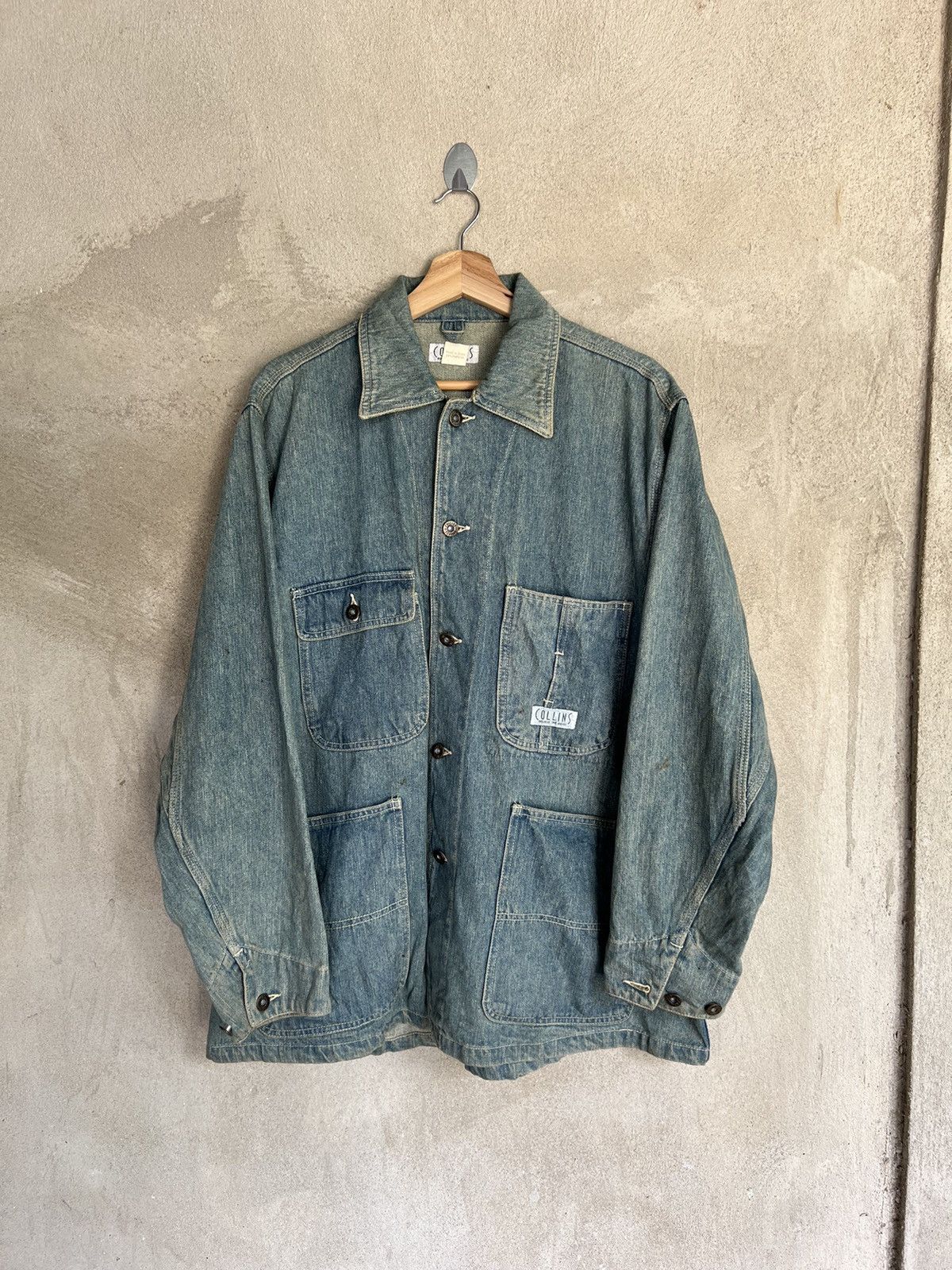 Vintage Vintage Collins Four Pocket Workers Jacket | Grailed