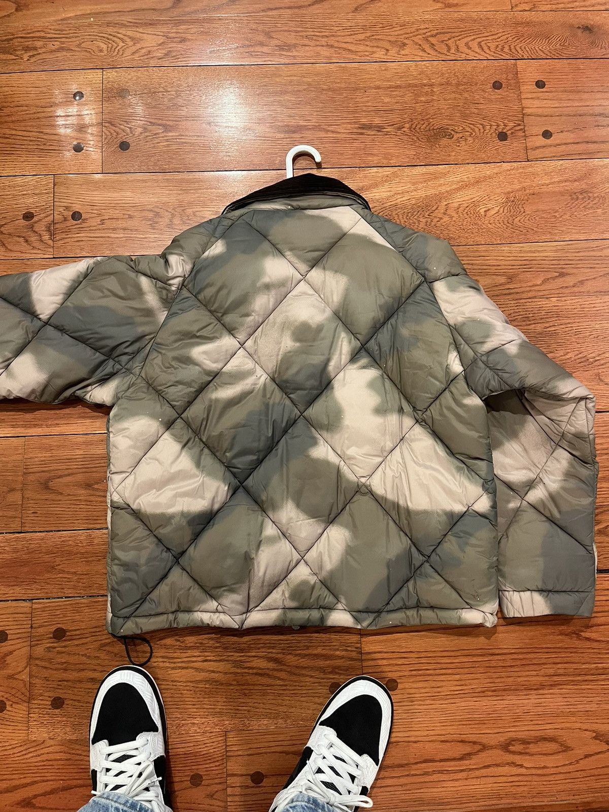 Barbour × Palace Palace Barbour Dom Quilted Jacket Puffer Sz Large Camo ...