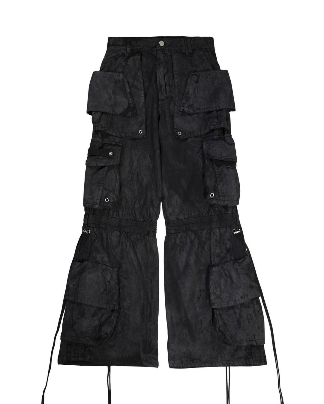 SHINE LUXURY Shine Luxury Studios NEMETHON Flared Cargo Pants | Grailed