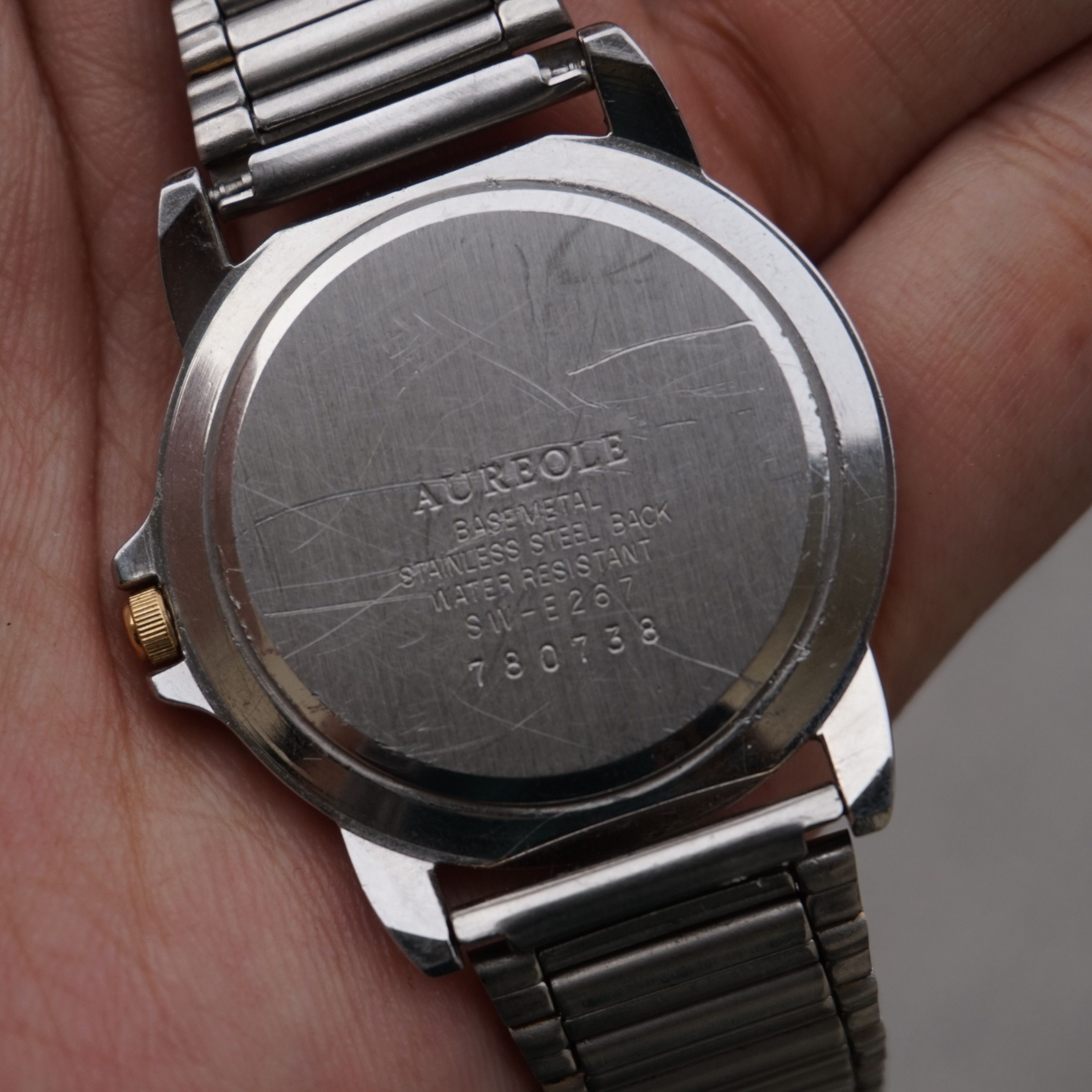 Vintage 70s Aureole Swiss Made Watch dual tone quartz | Grailed