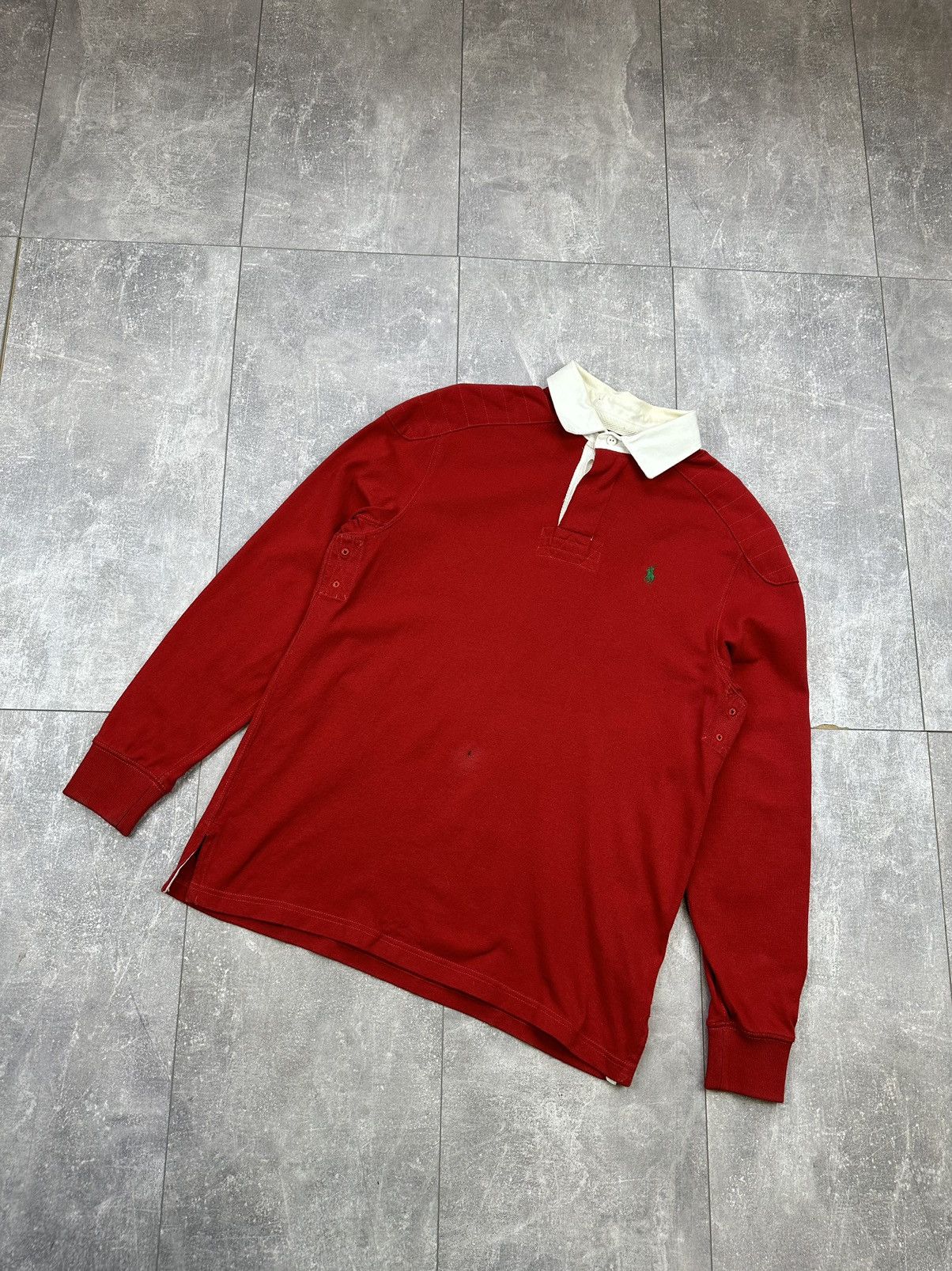 Polo Ralph Lauren × Rugby Ralph Lauren × Streetwear Red Rugby Polo ...