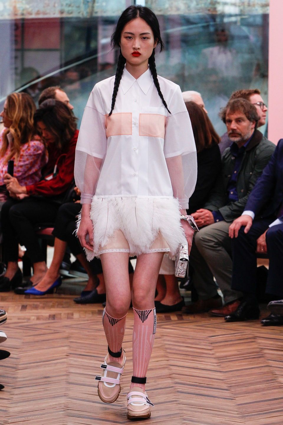 Prada 2017 Prada ostrich feather skirt | Grailed