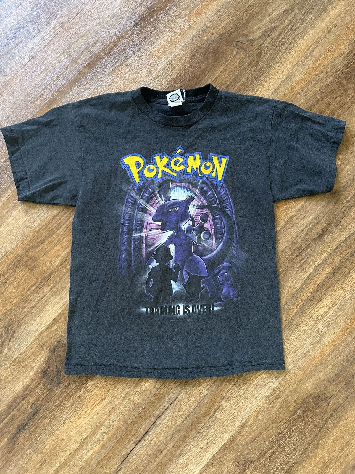 Pokemon × Vintage 90s Pokemon Movie Shirt Mewtwo Training Is Over Youth ...