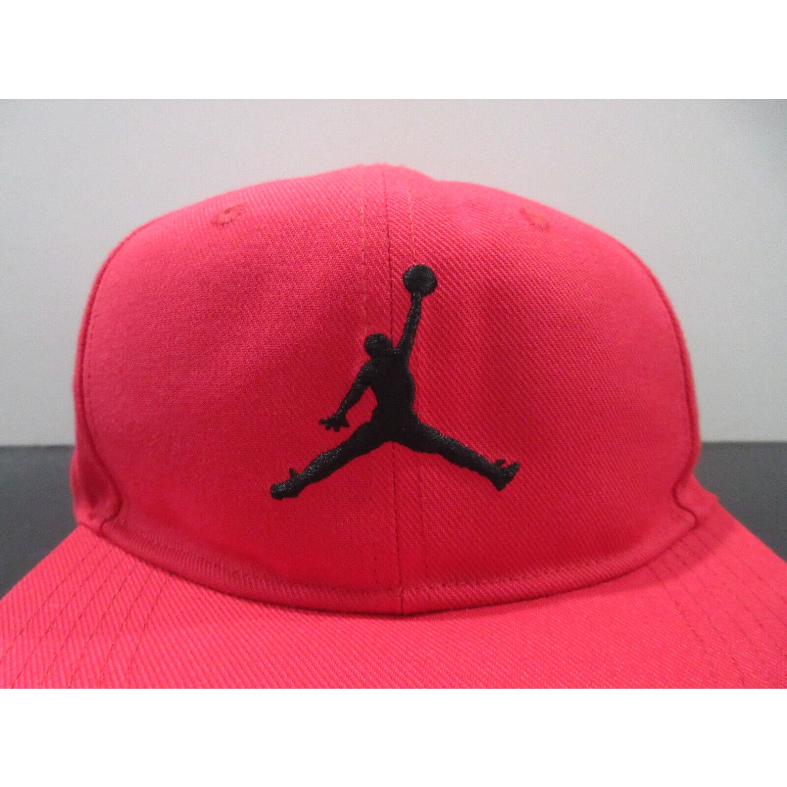 Jordan Brand Jordan Hat Cap Snap Back Red Black Jumpman Basketball ...