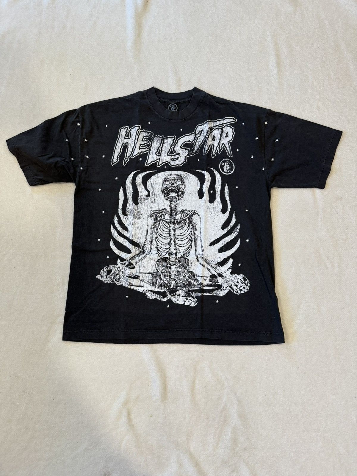 HELLSTAR Hellstar Inner Peace Black Tee | Grailed