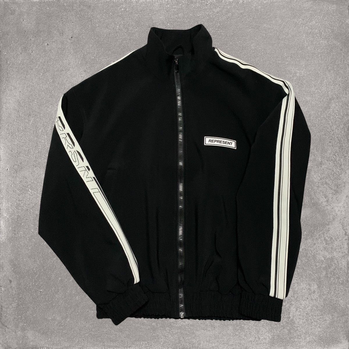 Represent Clo. Represent Small Black Track Jacket Zip British Made | Grailed