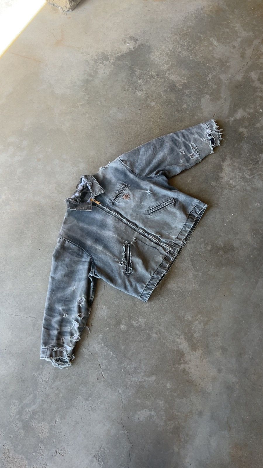 Carhartt Vintage Thrashed Carhartt J97 PTL Blanket Lined Coat Jacket | Grailed