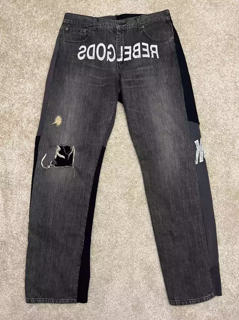 Undercover Undercover Witch season patchwork jeans | Grailed