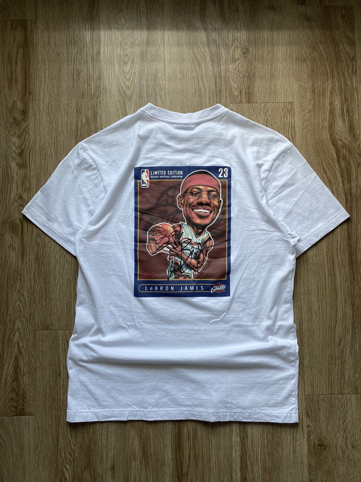 NBA × Streetwear × Vintage RARE VINTAGE NBA LeBRON JAMES CARICATURE ...