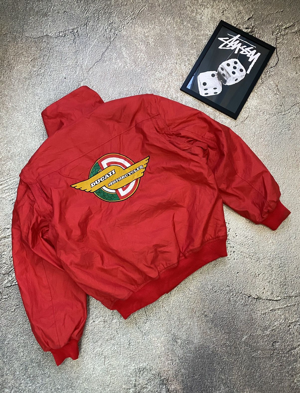 Bomber Jacket × Ducati × Indian Motercycles Vintage recing Ducati ...