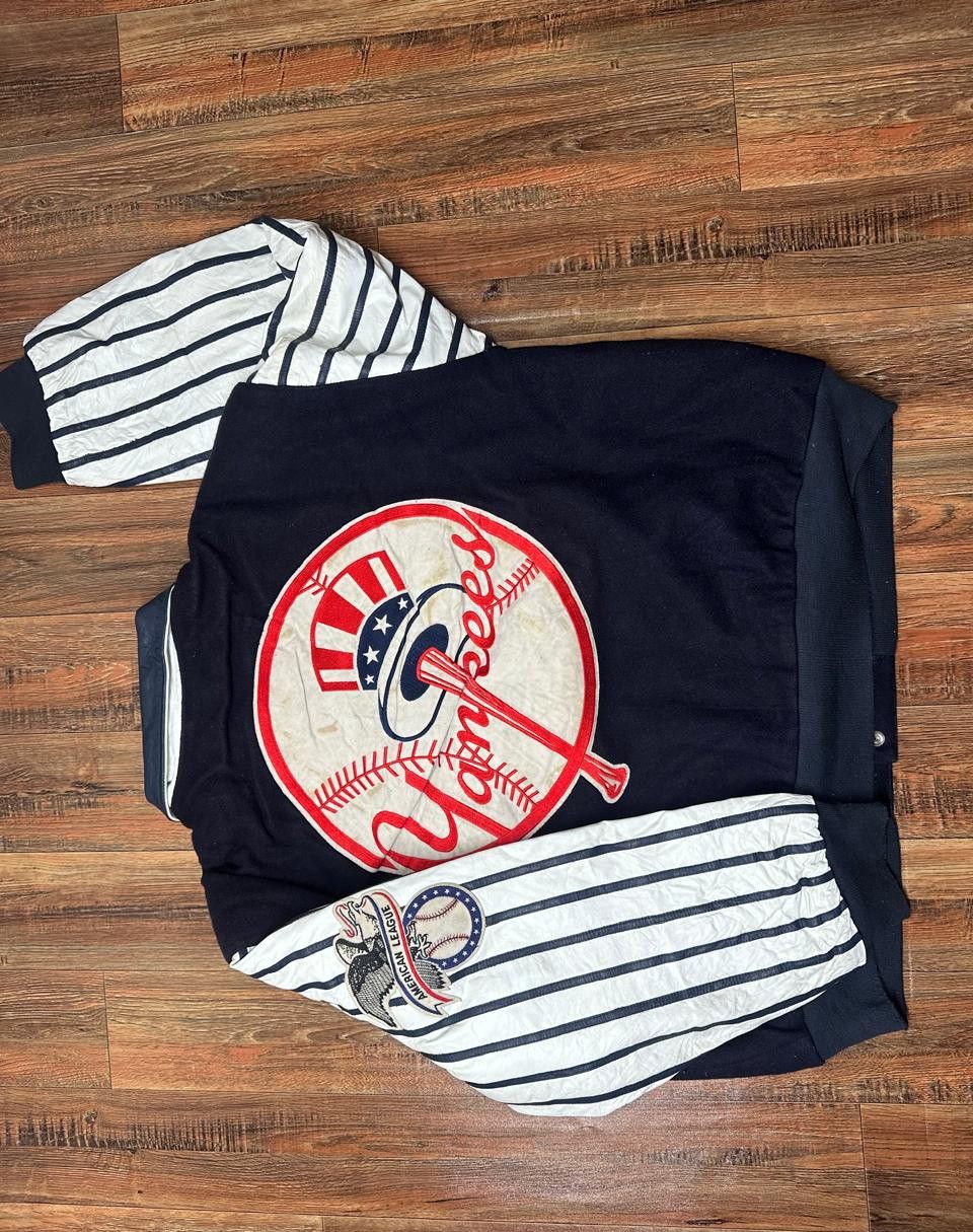 Jh Design × New York Yankees × Yankees Vintage New York Yankees jacket ... Jh Design × New York Yankees × Yankees Vintage New York Yankees jacket ...