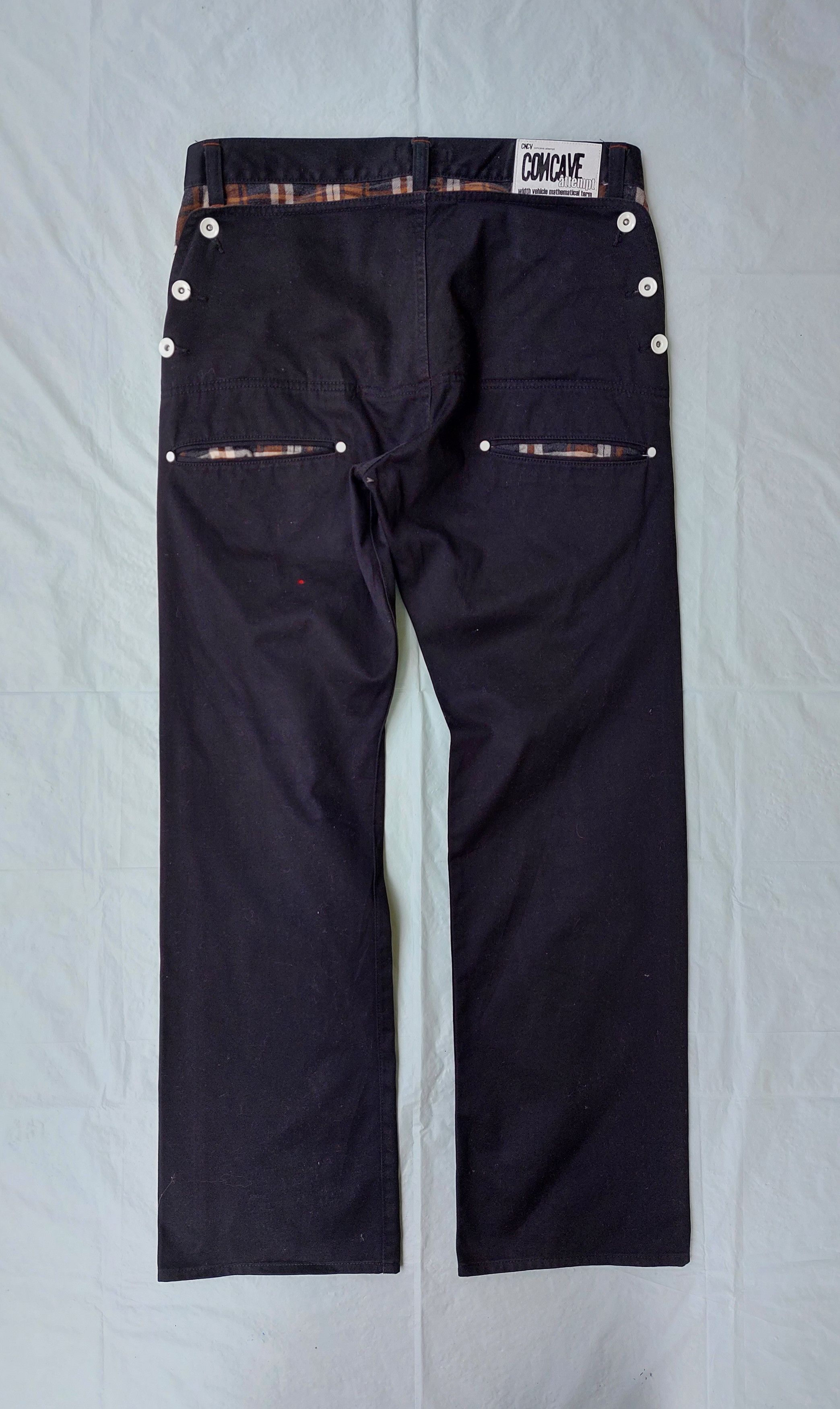 Designer × Japanese Brand CONCAVE ATTEMPT double hip designer pants ...