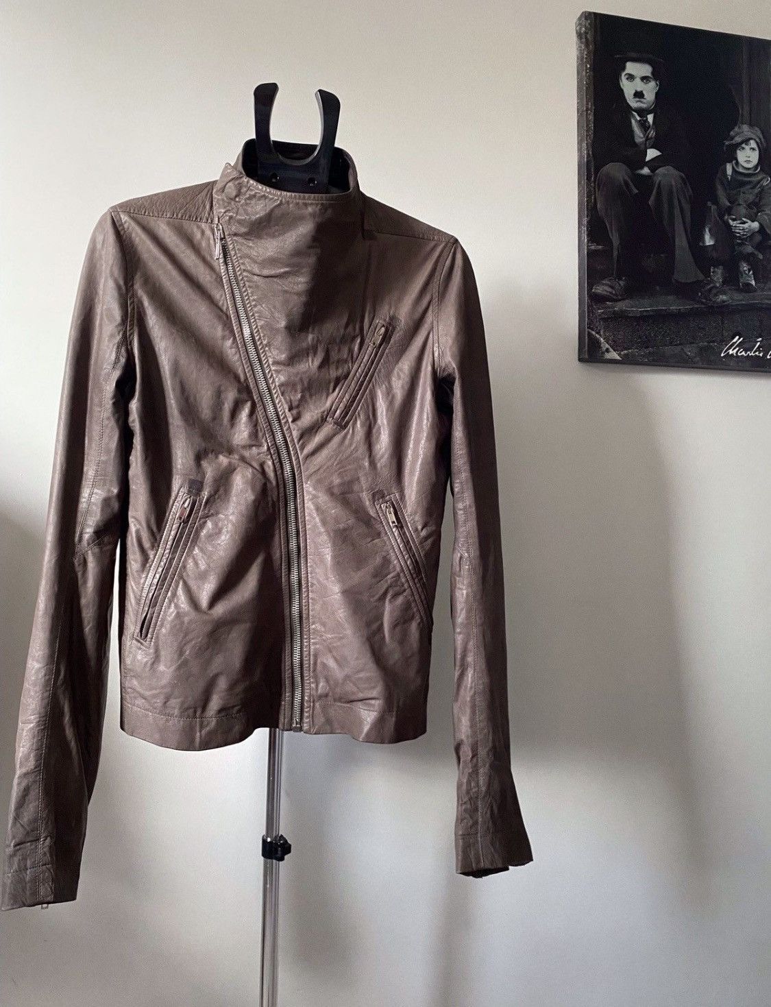 Rick Owens × Vintage Rick Owens Safari Leather Jacket Vintage 2011 ...