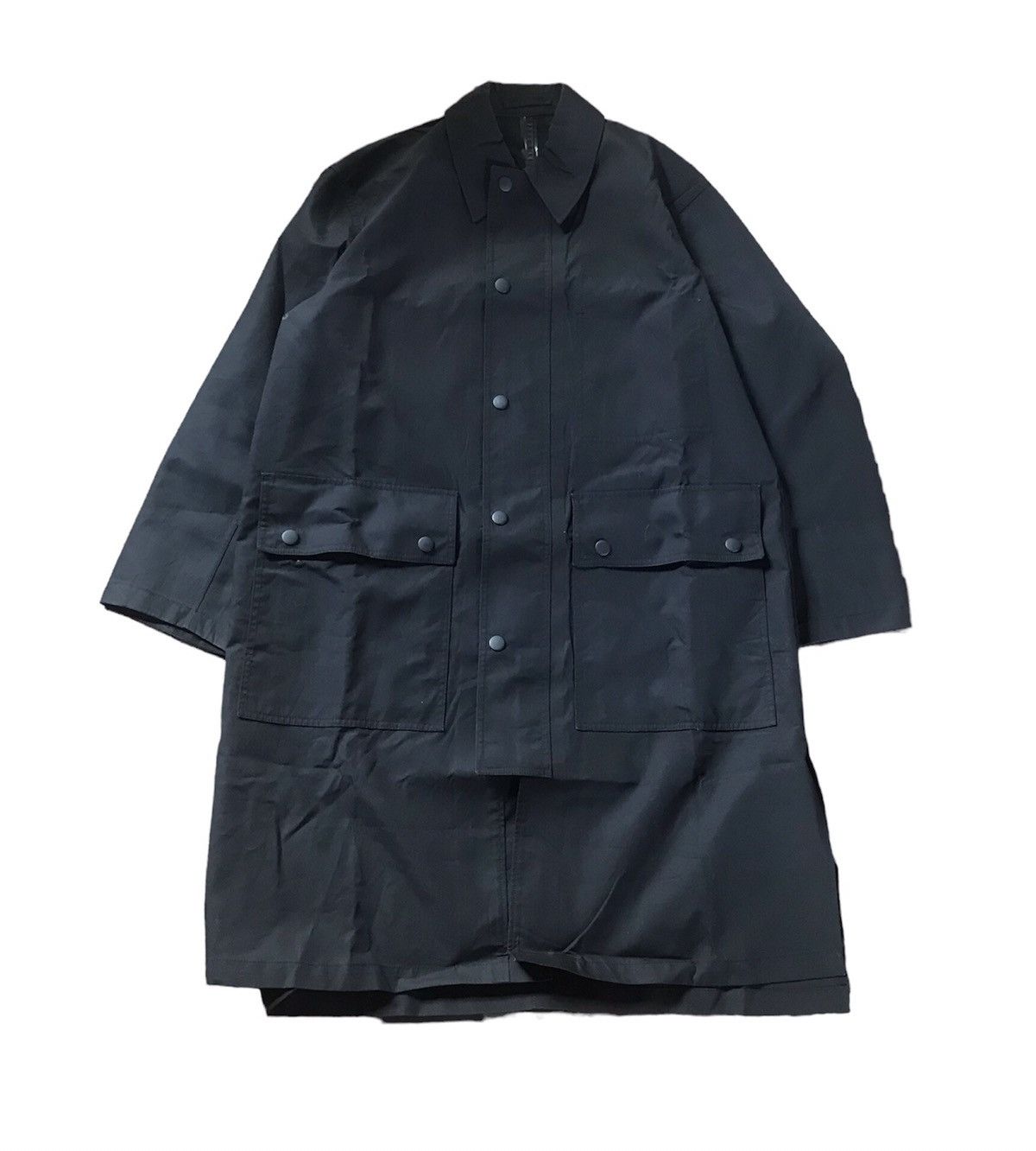 Uniqlo UNIQLO DARK CANVAS LONG JACKET | Grailed