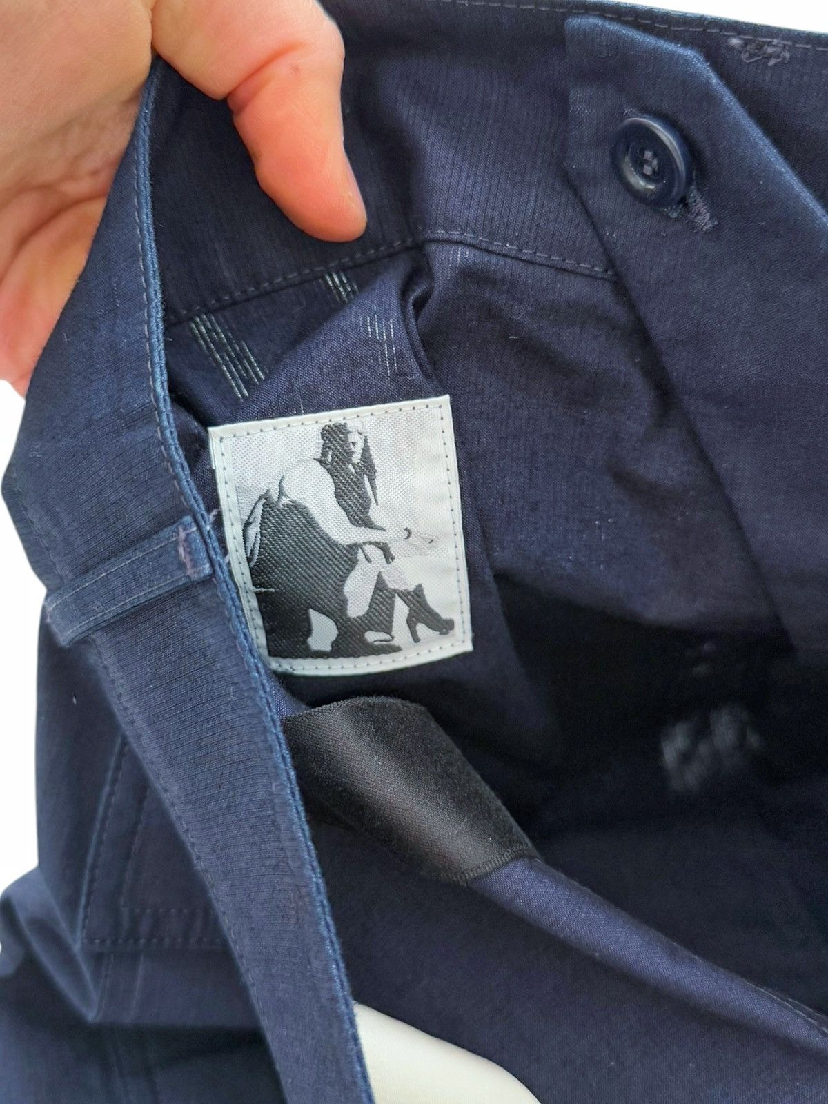 Rick Owens × Rick Owens Drkshdw Indigo Baggy Carpenter Trouser Pant | Grailed