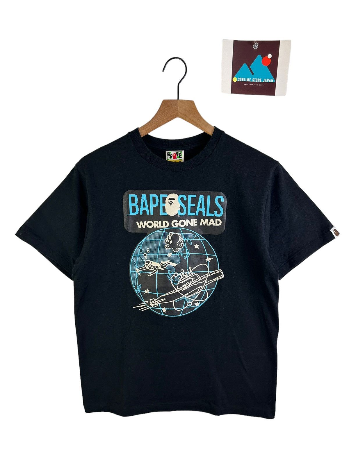 Bape Bape Seals Print Logo T-Shirts | Grailed