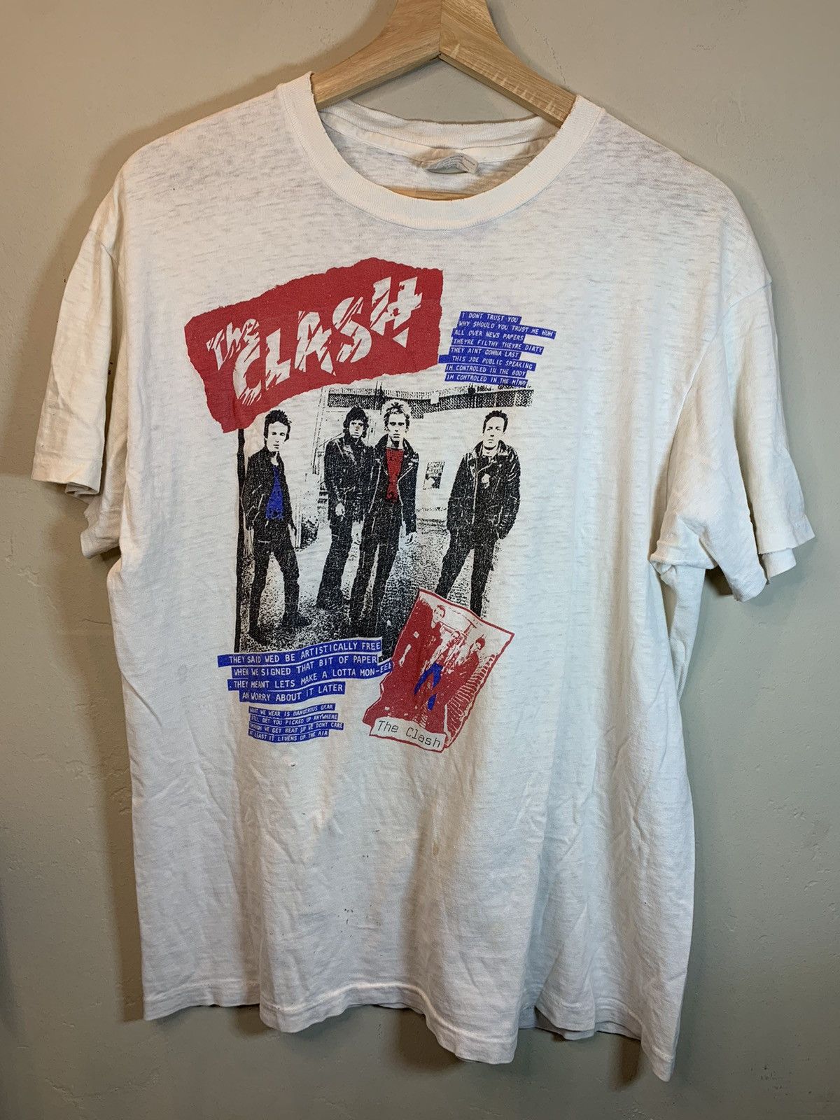 Band Tees × Vintage RARE* Vintage 1977 The Clash Complete Control 1981 ...