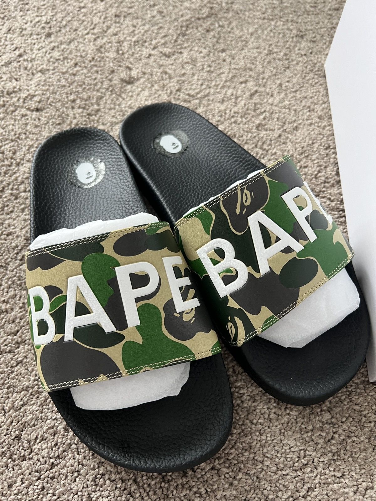 Bape Brand new A bathing ape Bape abc camo slide us9 | Grailed