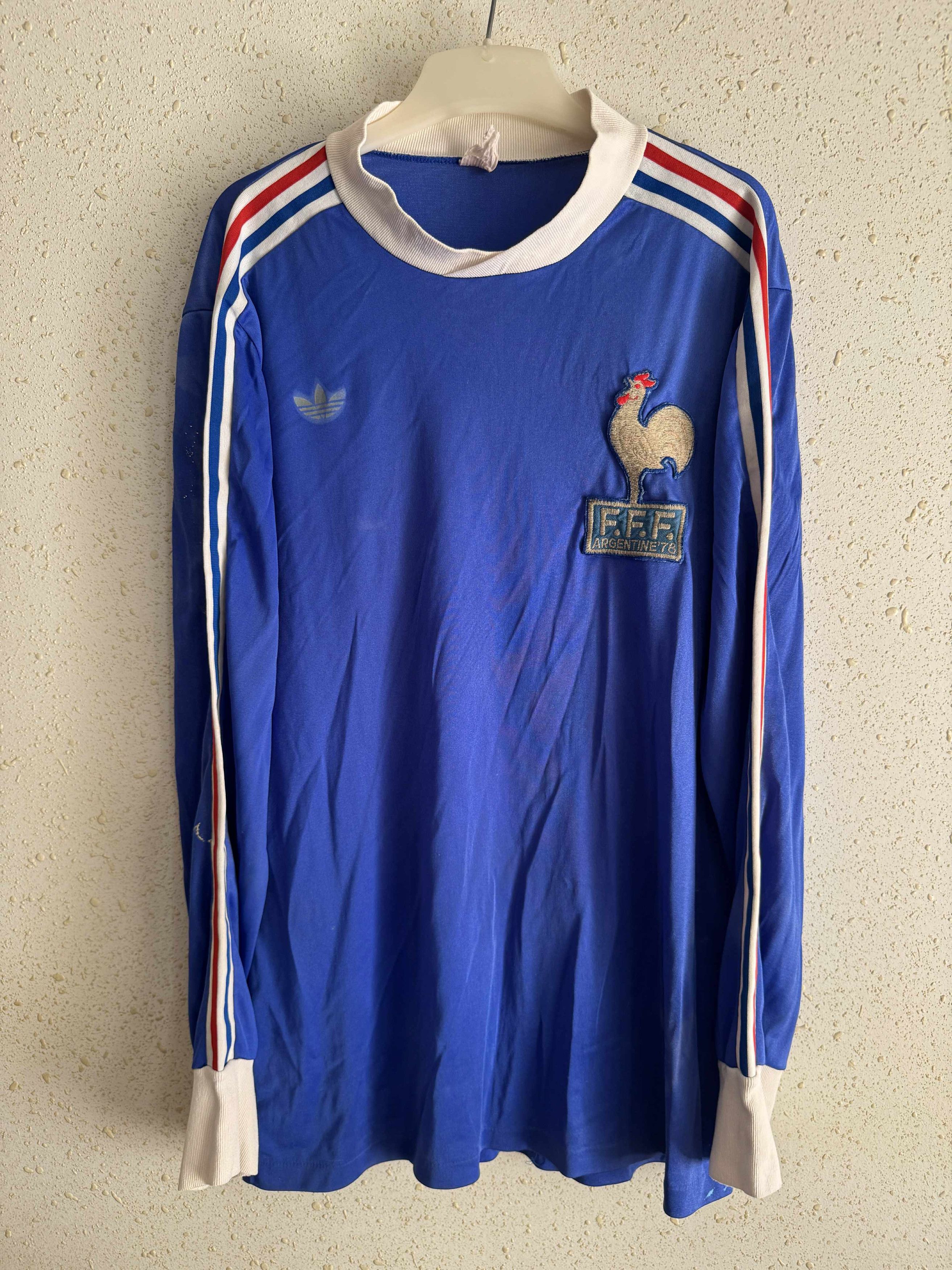 Adidas France 1978/79 Home Shirt Adidas Vintage Long Sleeves | Grailed