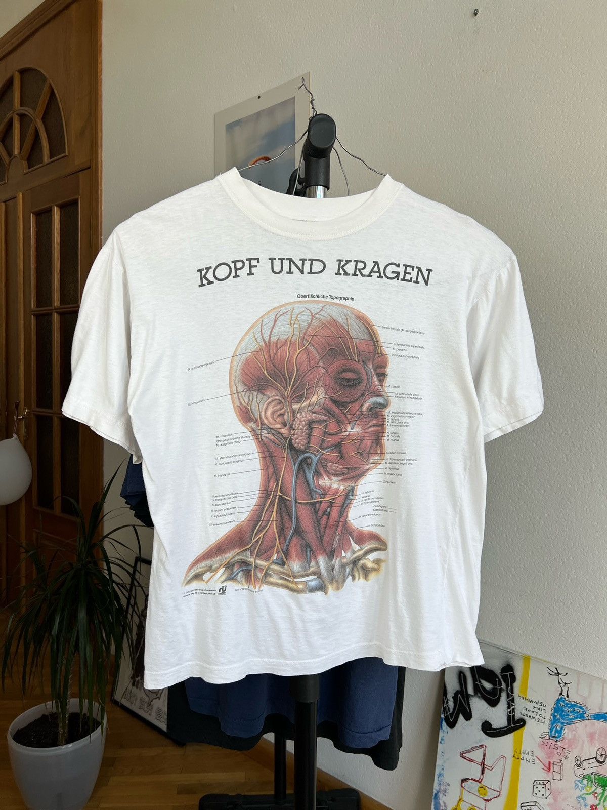 Arts & Science × Band Tees × Vintage Skeleton Anatomy 1991 Vintage ...