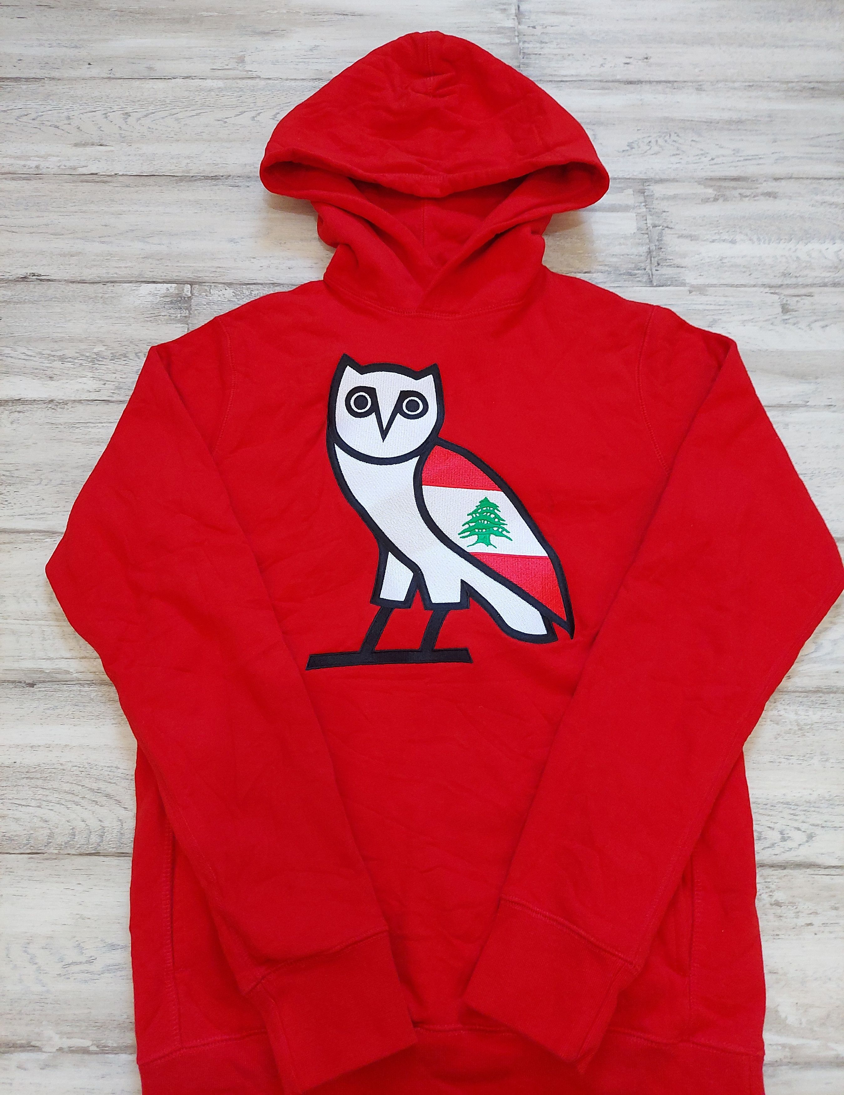 Drake × October's Very Own OVO OG OWL X LEBANON Collab Hoodie limited ...