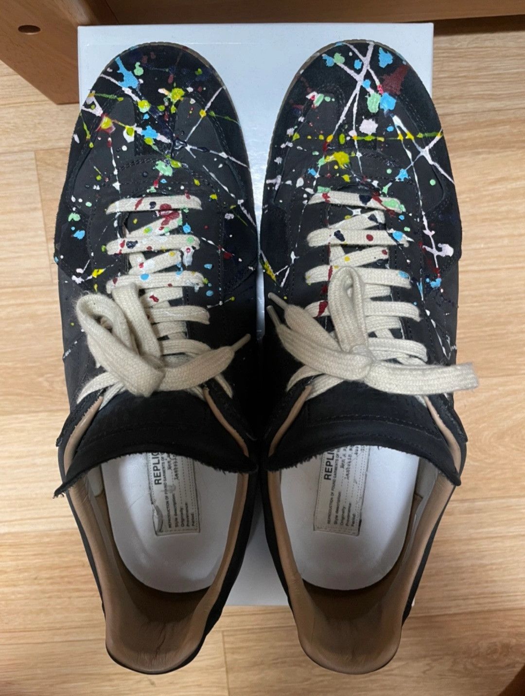Maison Margiela Maison Margiela Paint Splatter GATs | Grailed
